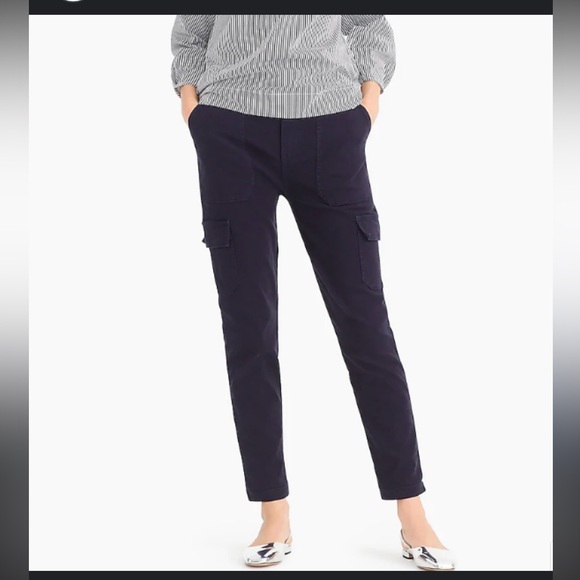 J. Crew | Pants & Jumpsuits | J Crew Washed Black Cargo Pants | Poshmark